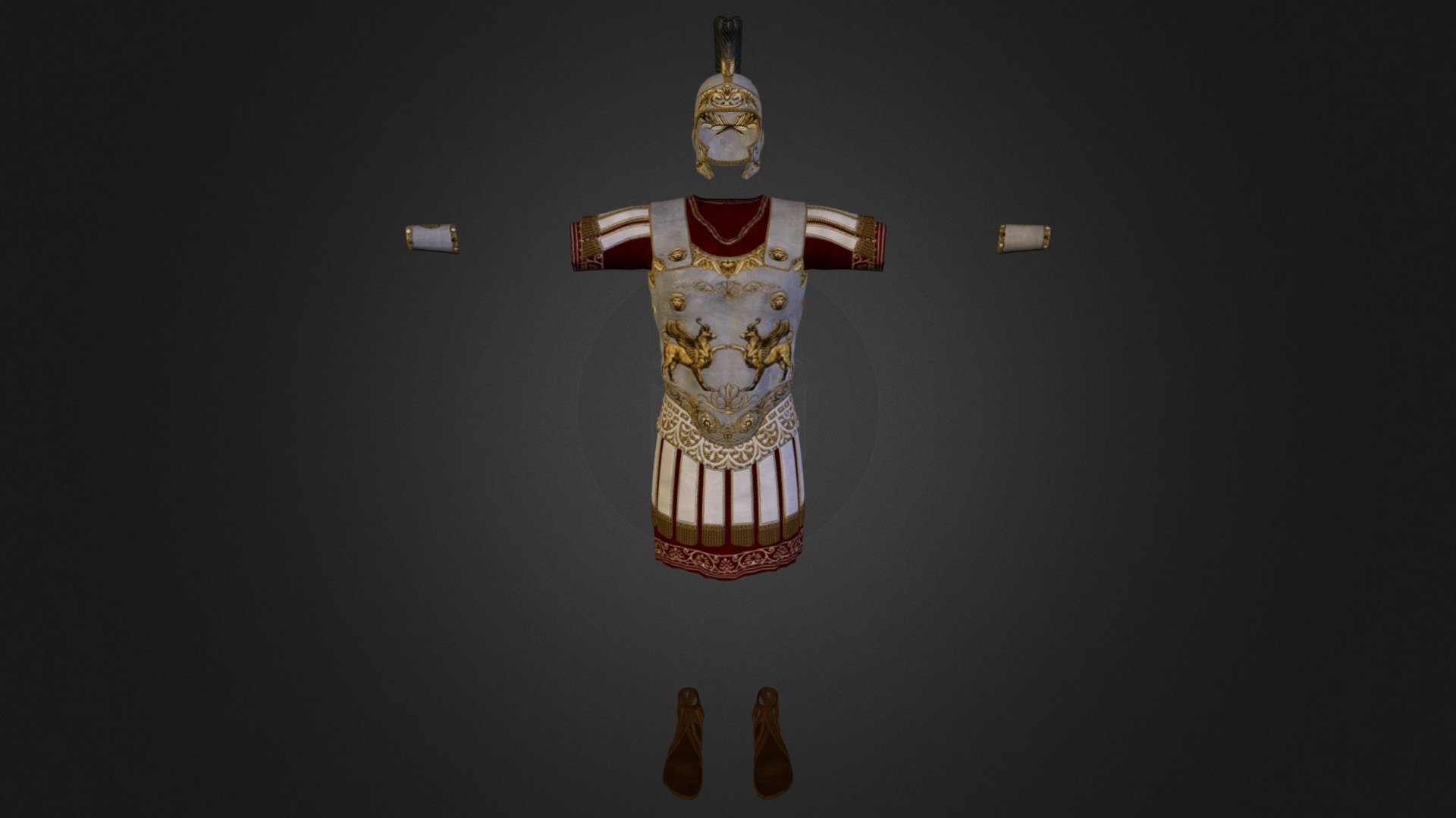 Roman Armor - 3D model by beholdmidia [aae001f] - Sketchfab