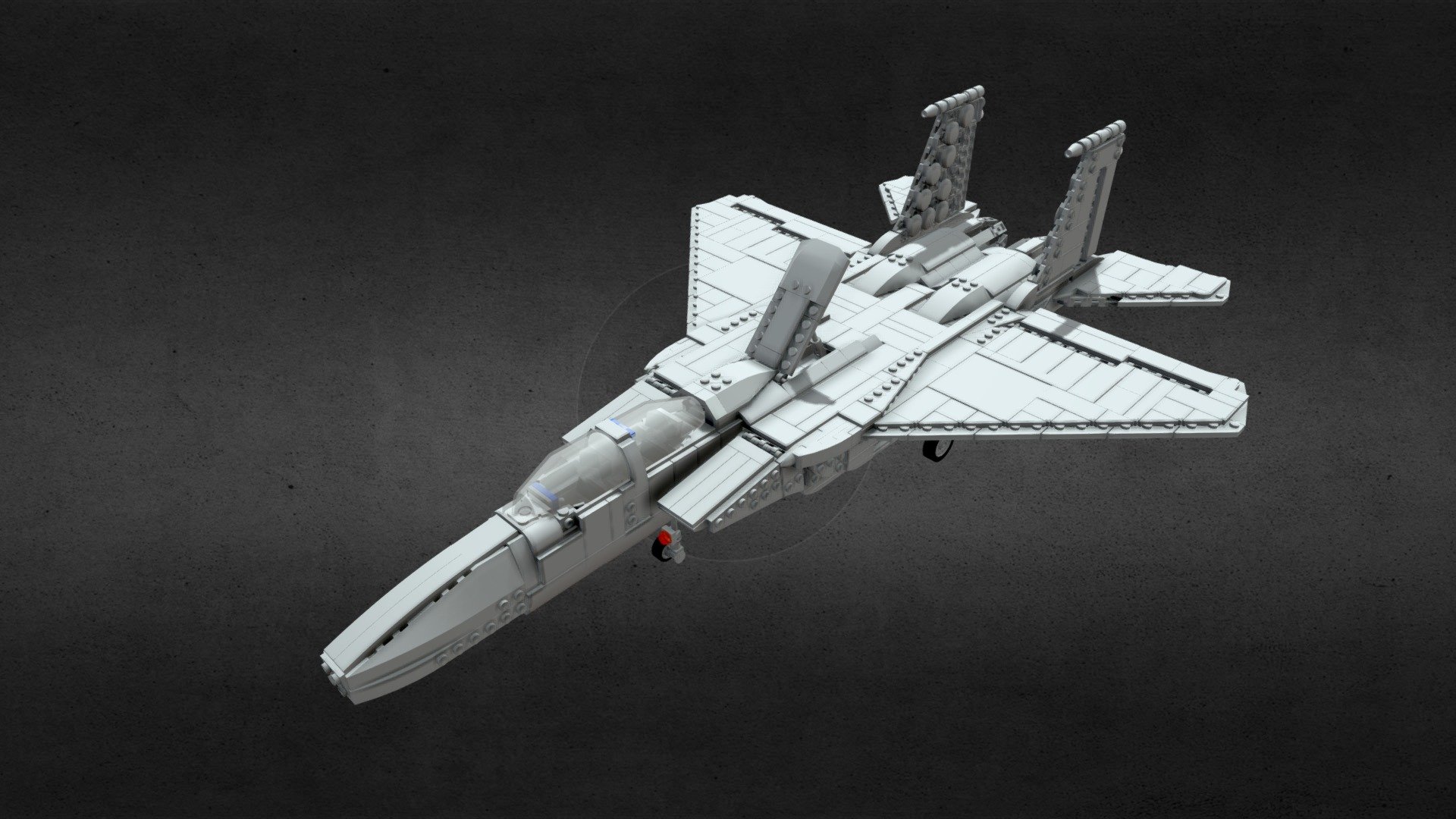 F-15E Strike Eagle (legocustom) - 3D model by skyline183 [aae2d8d ...