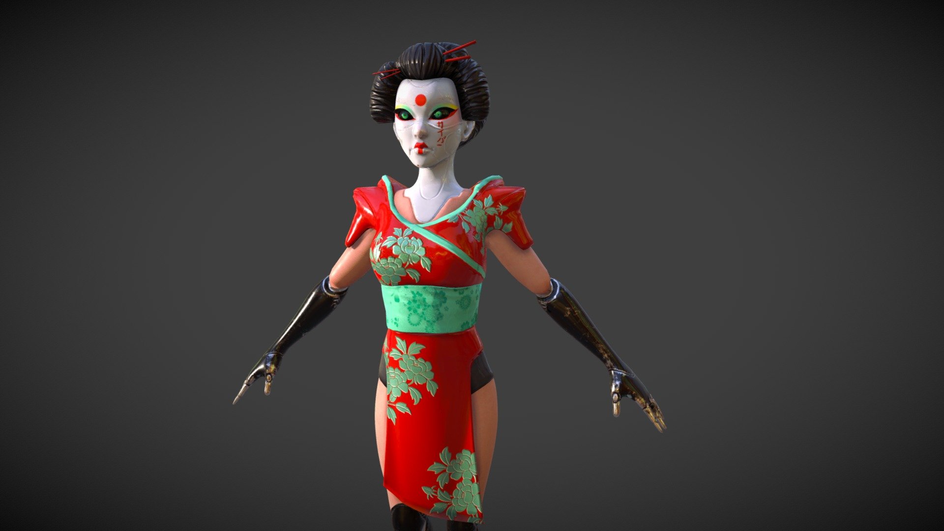 Rebecca_character_low_poly - 3D model by Becca Hodson (@BeccaHodson ...