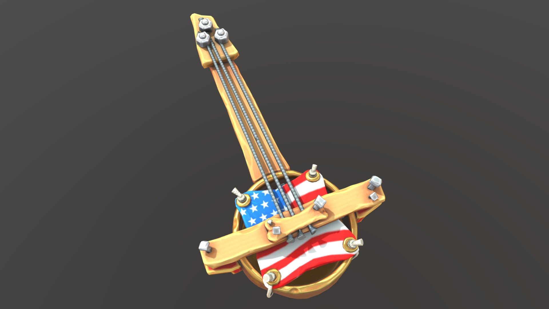 Banjo - 3D model by sikna [aae3e6f] - Sketchfab