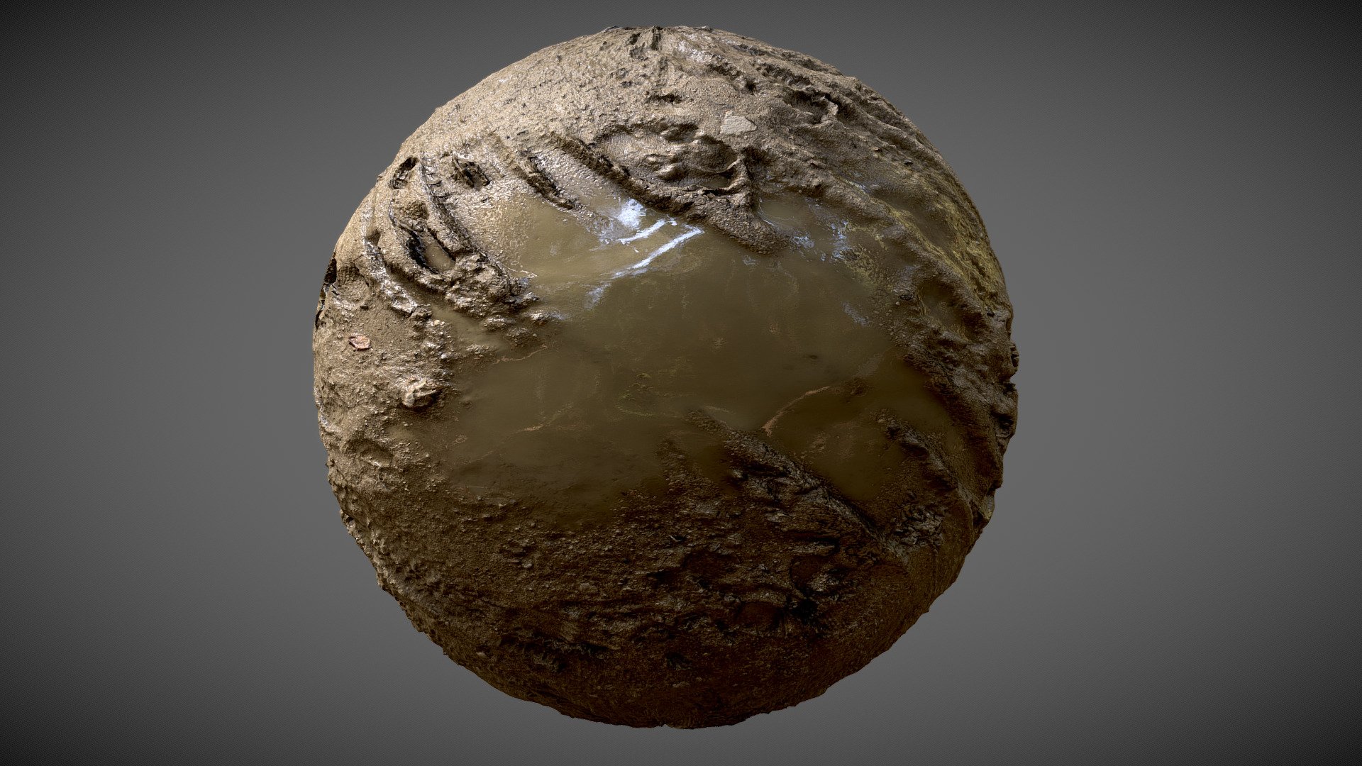 Tilable Mud puddle PBR shader - Buy Royalty Free 3D model by 3DSCANFR ...