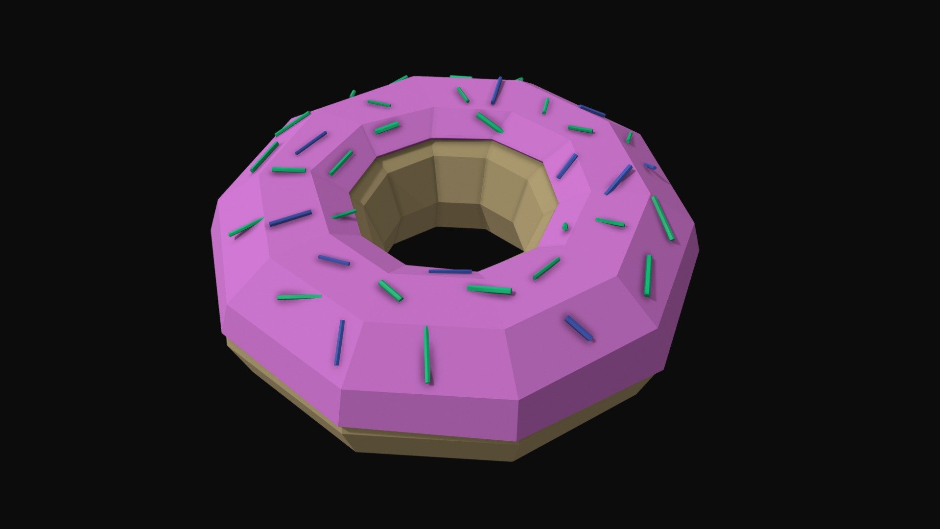Donut Low Poly - Buy Royalty Free 3D model by Bundem Games ...