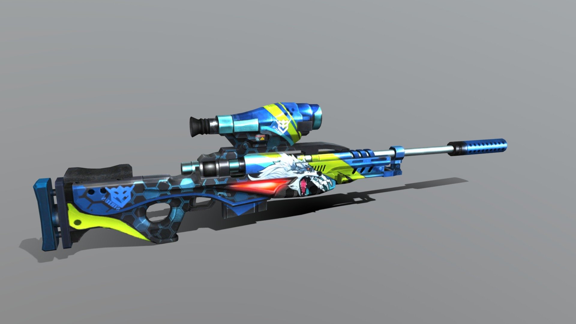 Awm Snow Wolf - Buy Royalty Free 3D model by Long Nguyễn (@LongNguyen89 ...