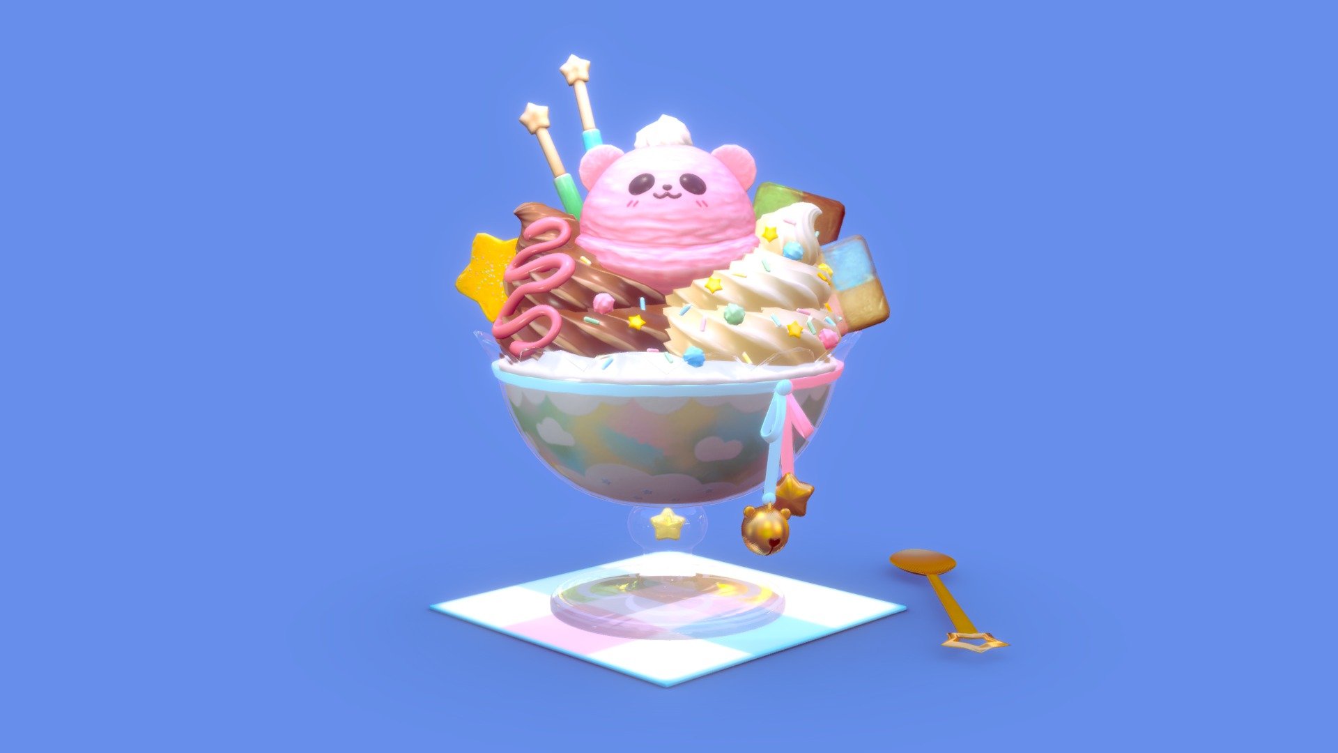 Icebear Parfait - 3D model by icebell [aae709d] - Sketchfab