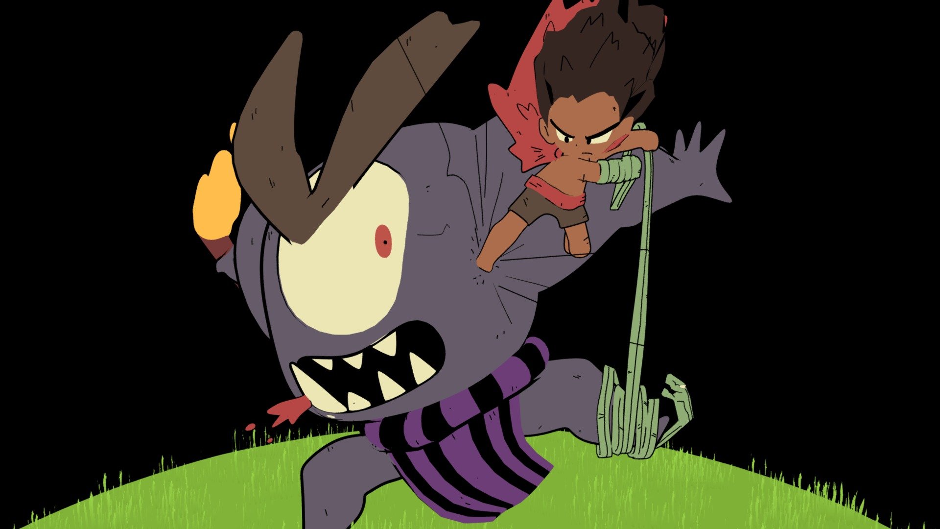 Fight Against Monster Scene - 3D model by Eduardo Lira (@eduardolira ...