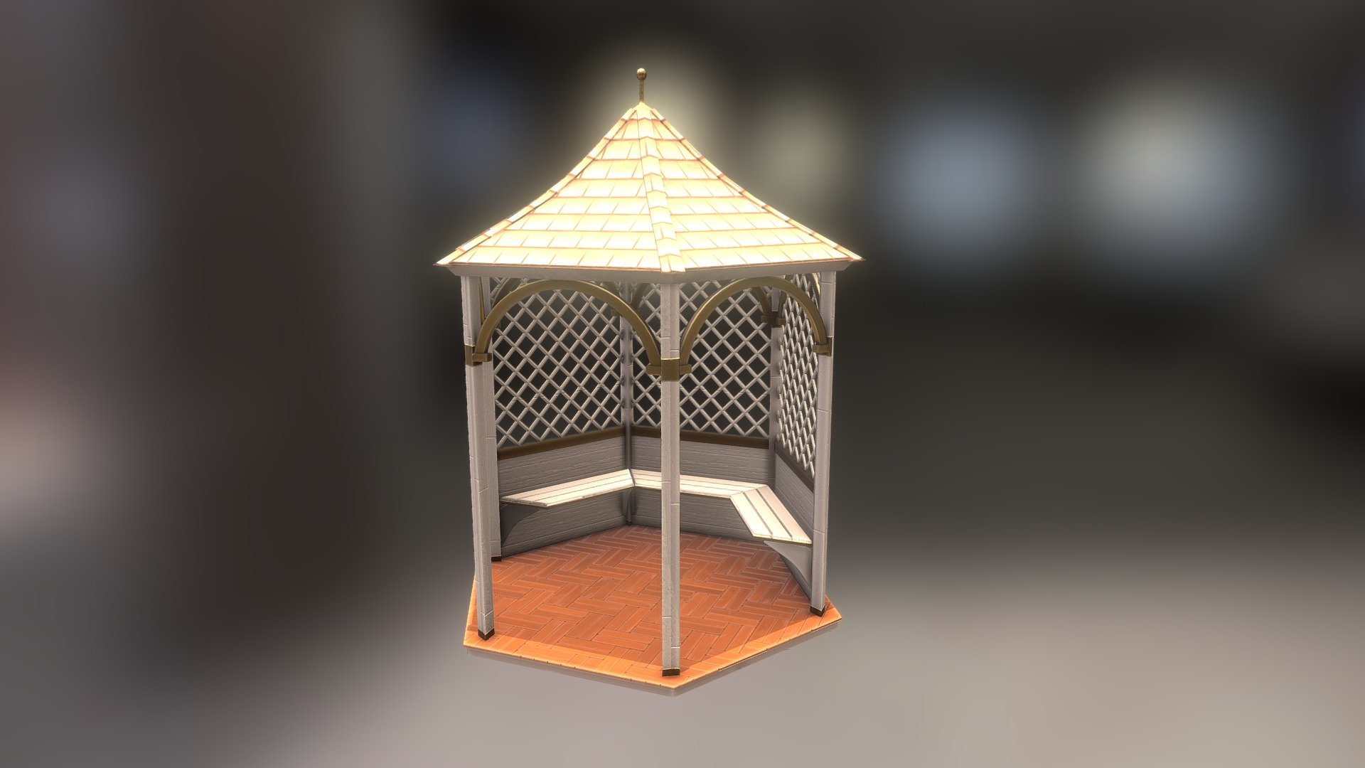 Gazebo - 3D model by SIV (@S.I.V) [aae7ad0] - Sketchfab