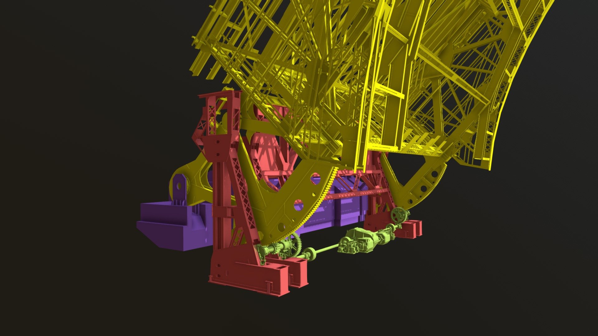 ARLINGTON MEMORIAL BRIDGE BASCULE SPAN - 3D model by Heritage ...