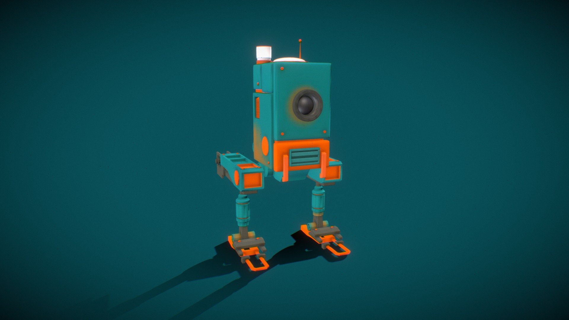 Robot High Poly - 3D model by Celeste_Ar.3D [aaea5fb] - Sketchfab