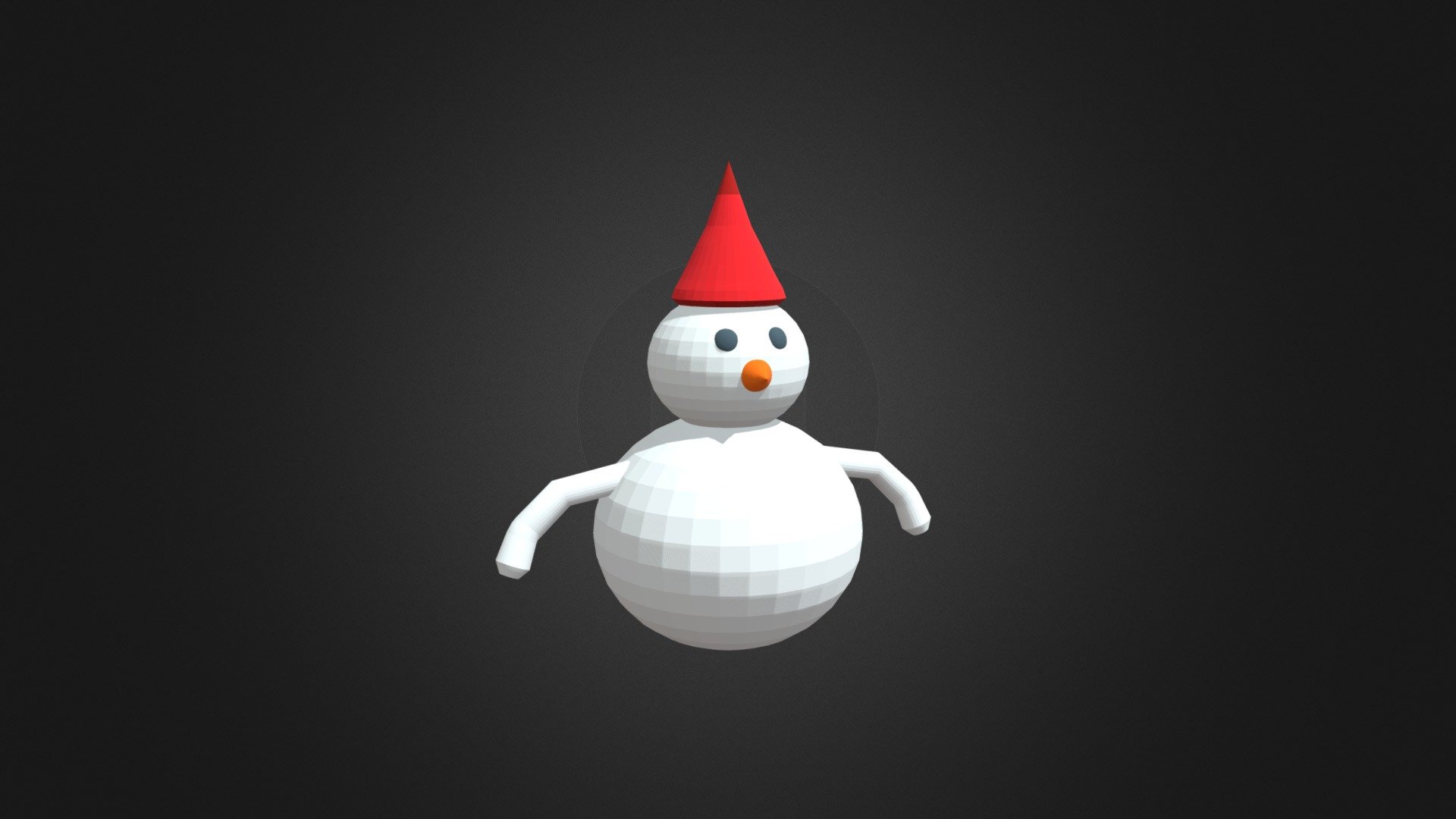 Snowman (Low Poly) - Download Free 3D model by Sudhanshu Kr. Suman ...