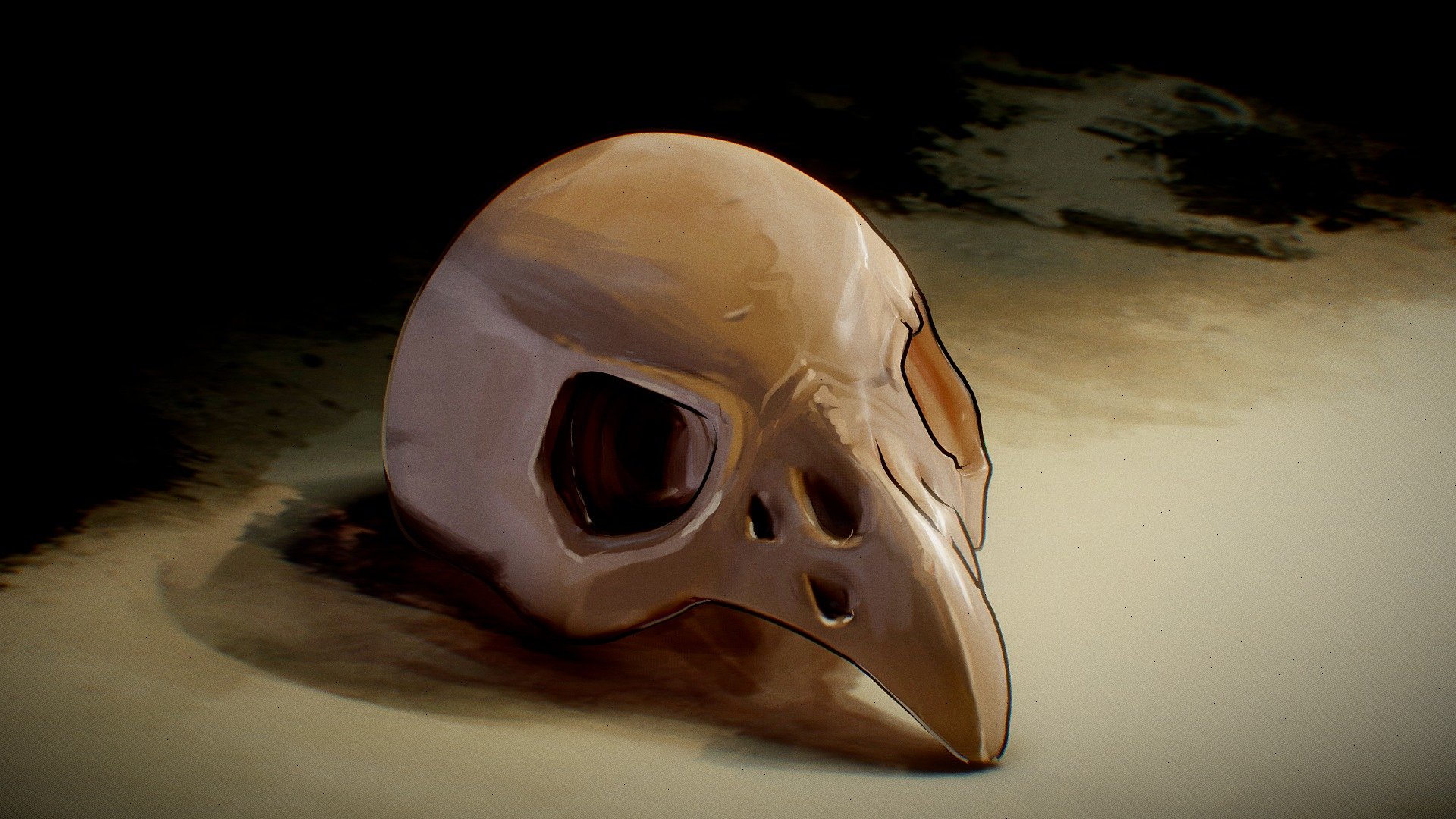 skull bird - 3D model by vbrush [aaedd23] - Sketchfab