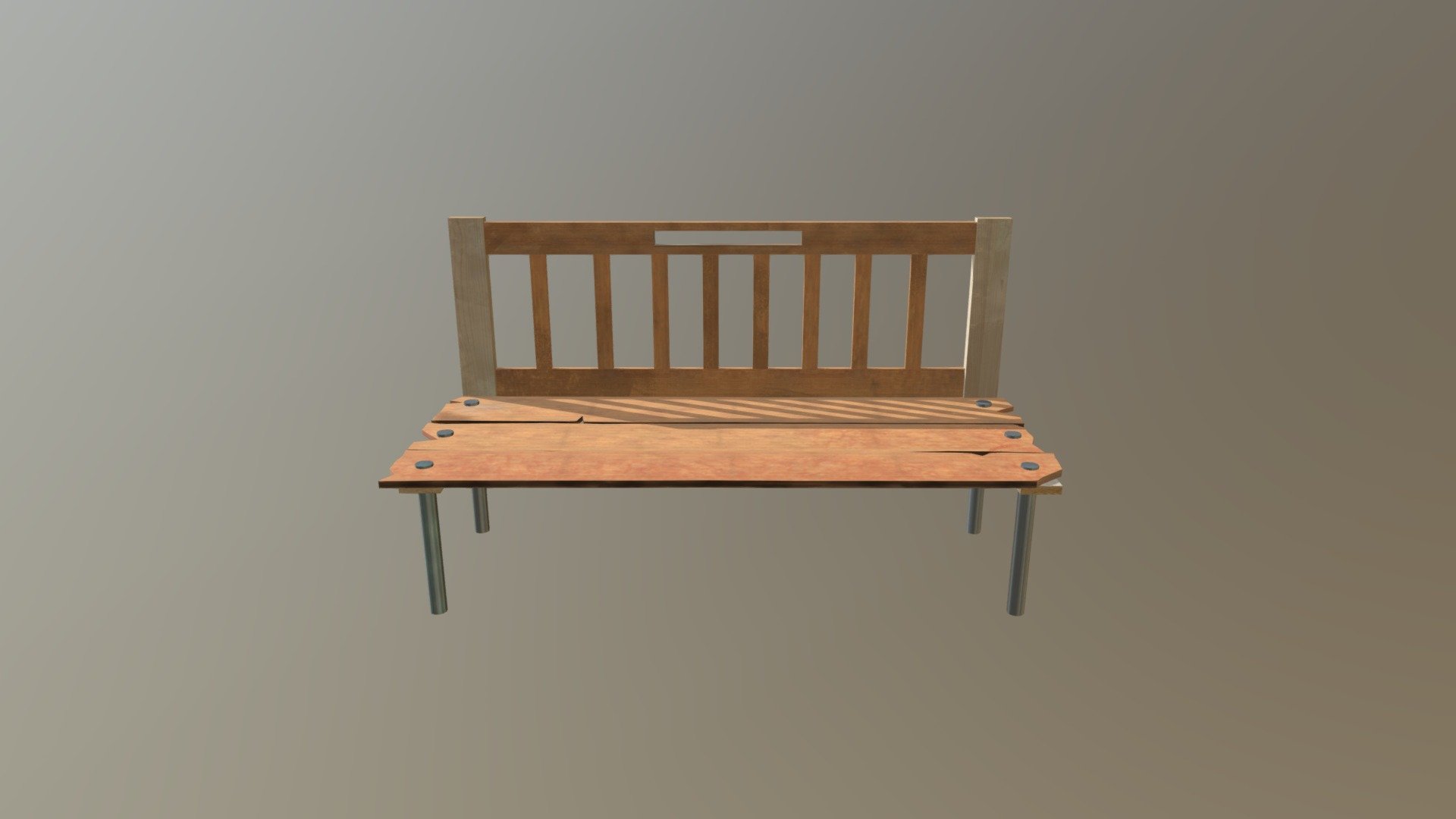 Bench Final - 3D model by VirginiaPerez [aaef8c6] - Sketchfab