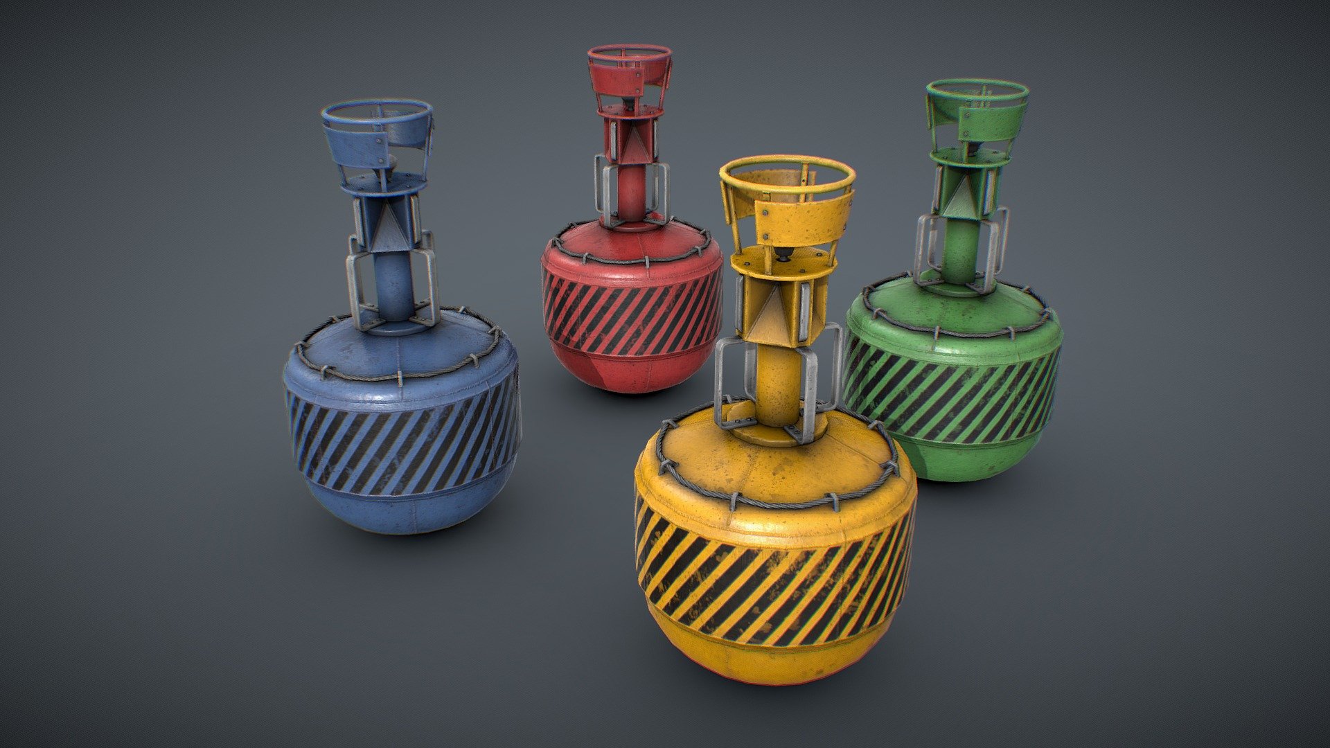 Ocean Buoy v.1 - Download Free 3D model by TSB3DMODELS [aaefa03 ...