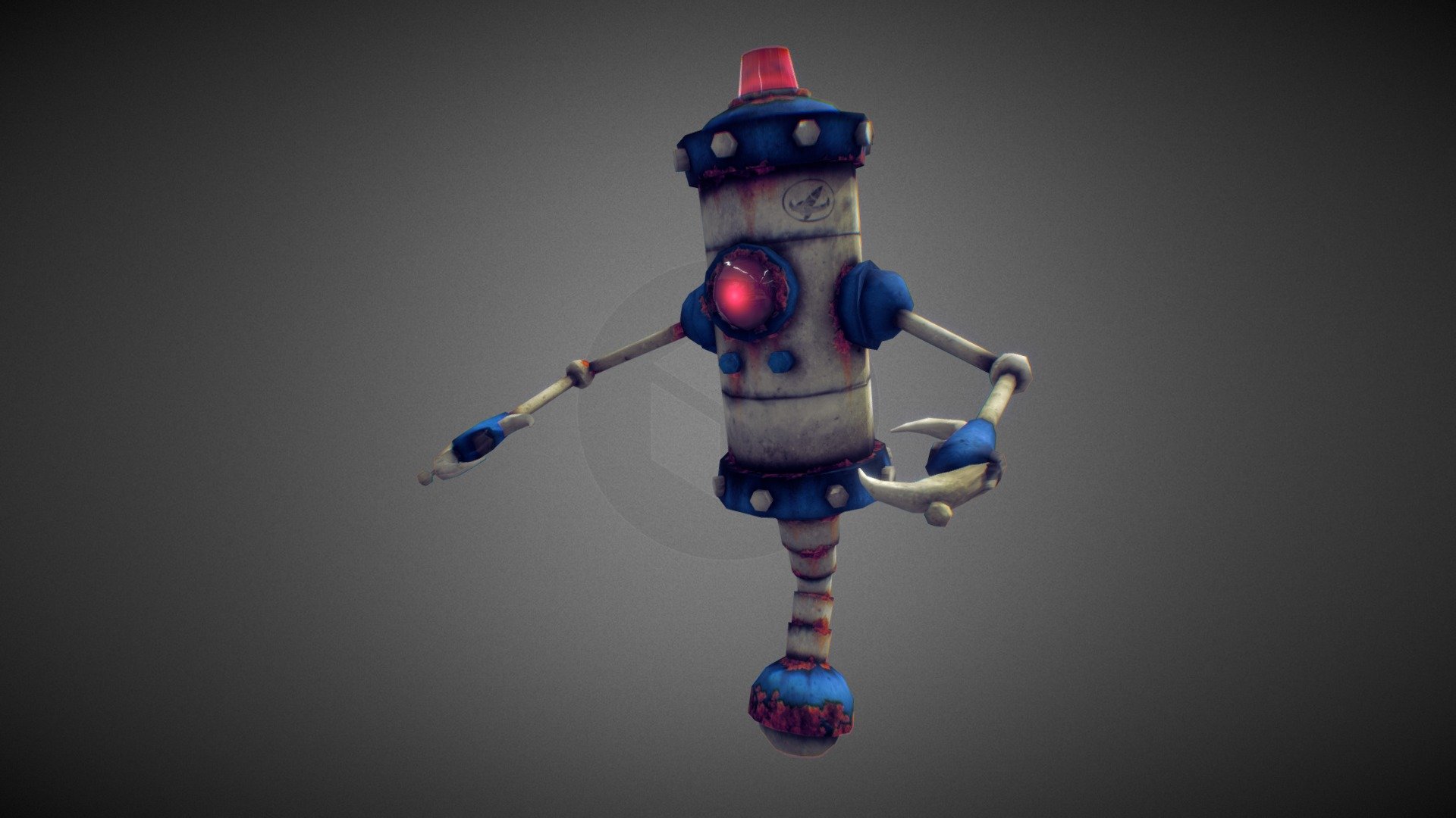 Security Bot - 3D model by dbldowndunn [aaf0a48] - Sketchfab