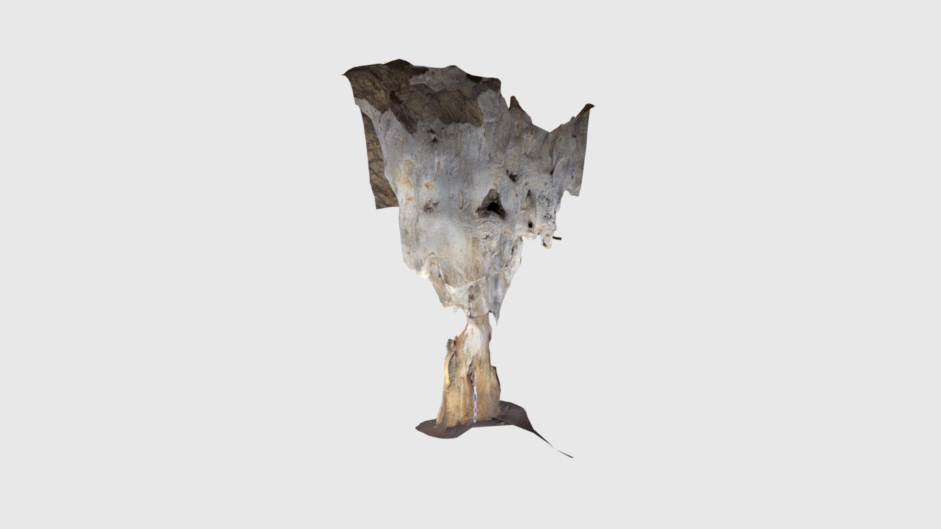 Gcwihaba - South Entrance - Biocorroded pillar - Download Free 3D model ...