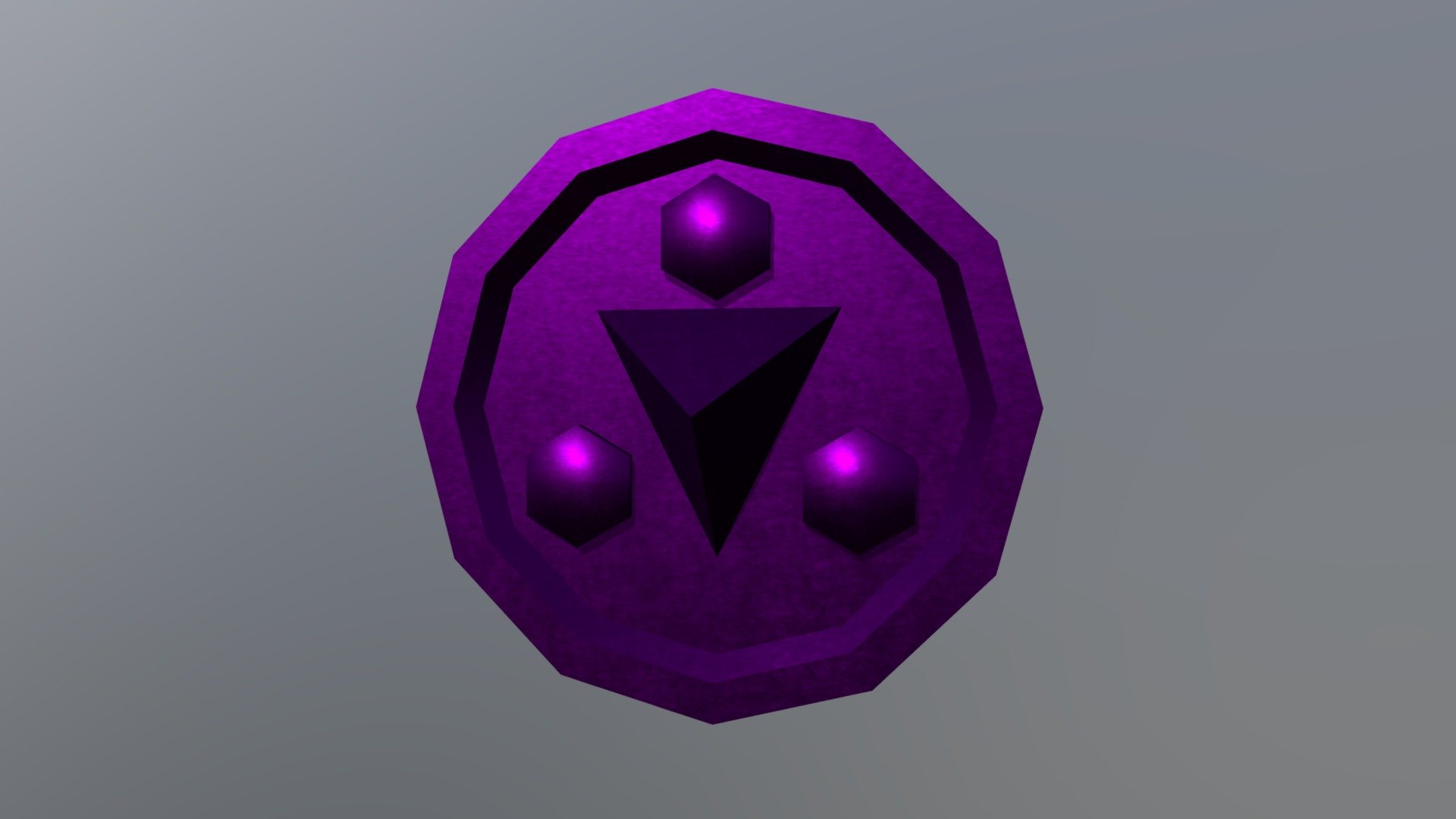 TLOZ Shadow Medallion - 3D model by VanGX [aaf376d] - Sketchfab