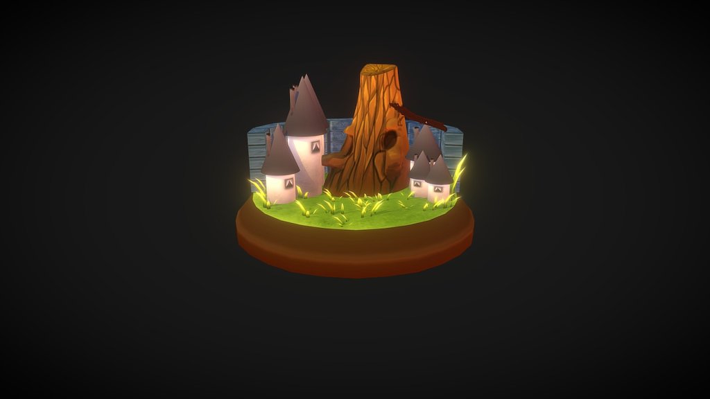 Fay village minimap - 3D model by bawbetaso [aaf5e38] - Sketchfab
