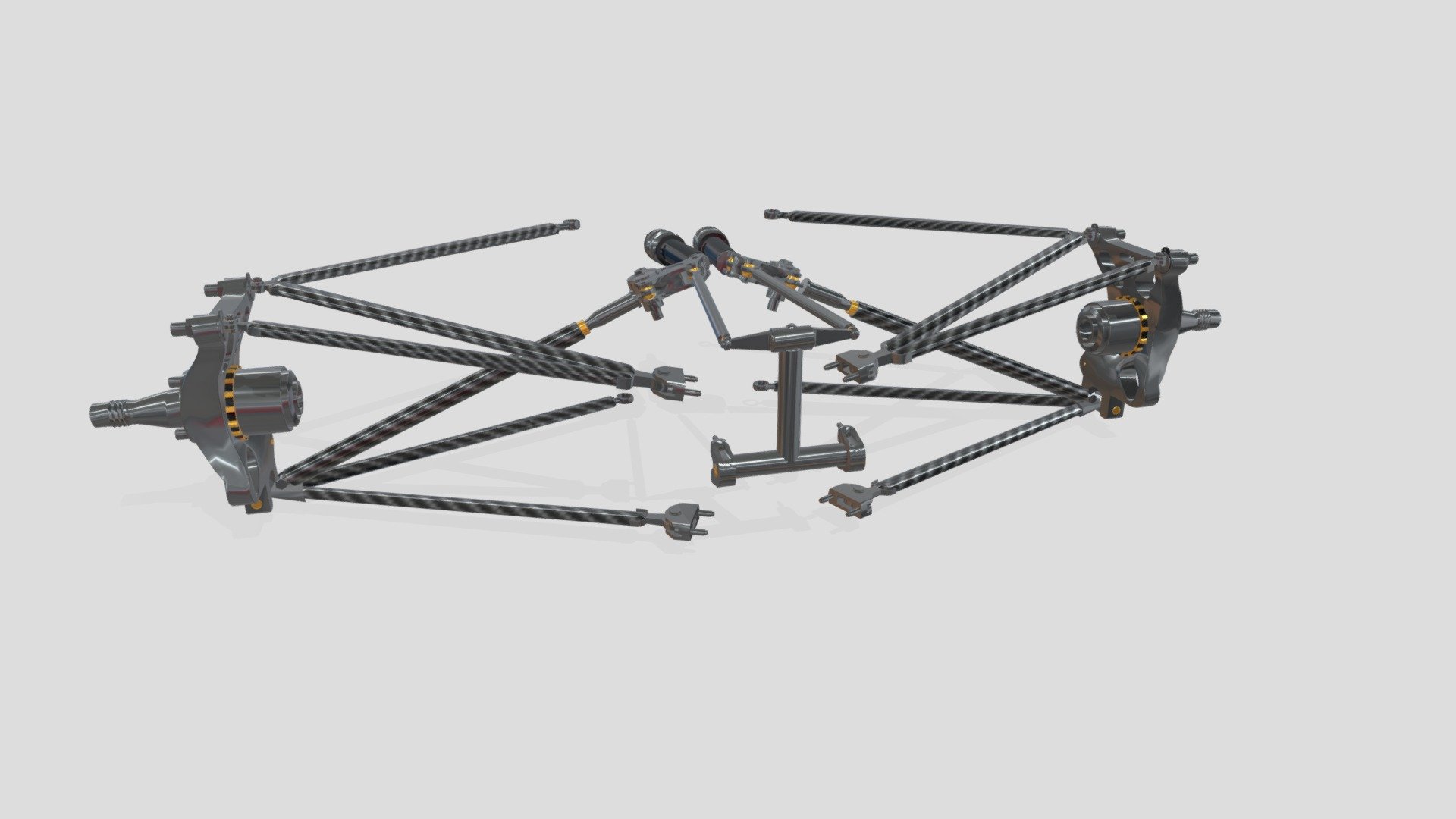 pushrod suspension - 3D model by shylussha [aaf622f] - Sketchfab