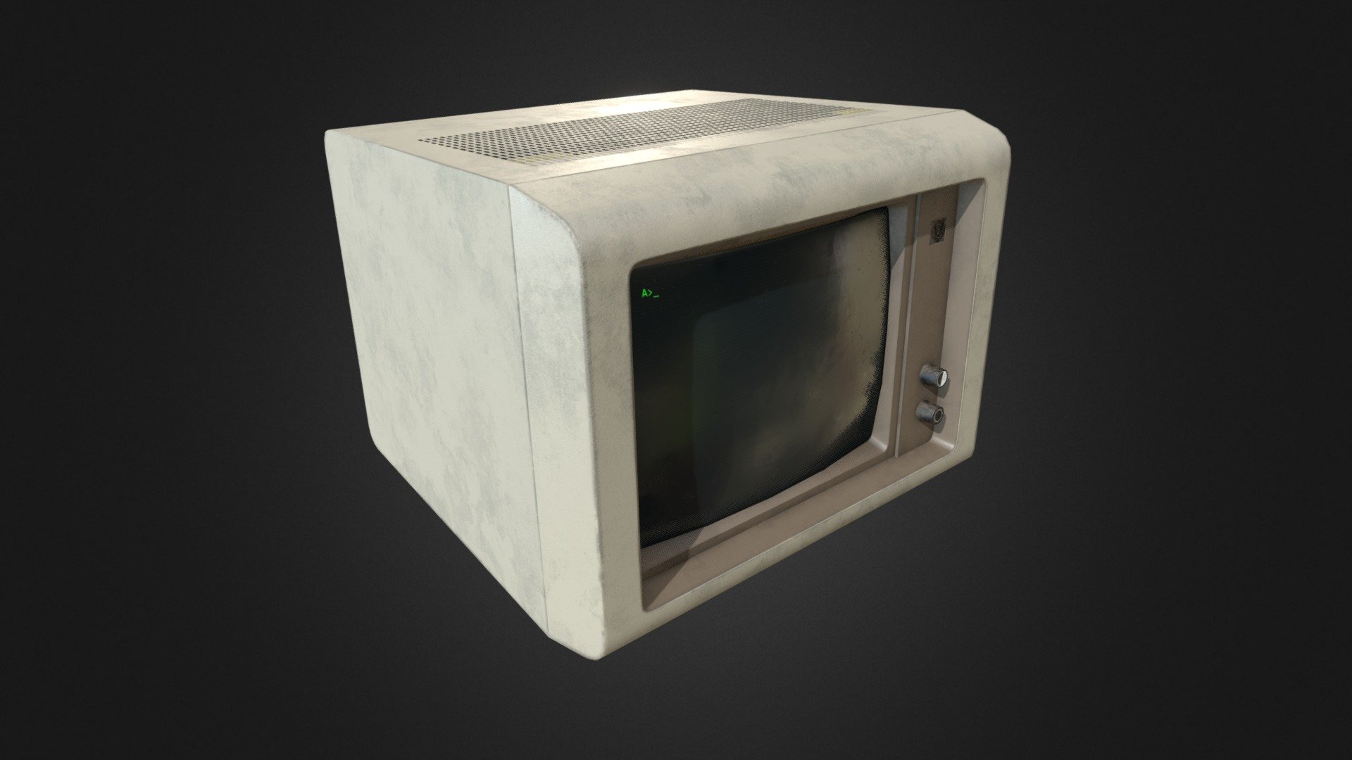 80's Personal Computer Monitor - 3D model by Alexis Larrodé ...