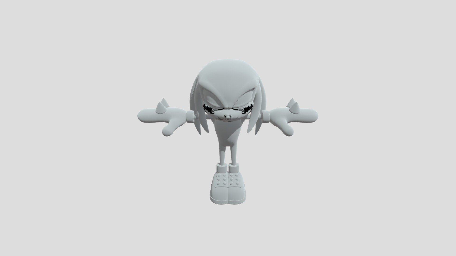 Knuckles - Download Free 3D model by ericajanaina0 [aaf9263] - Sketchfab