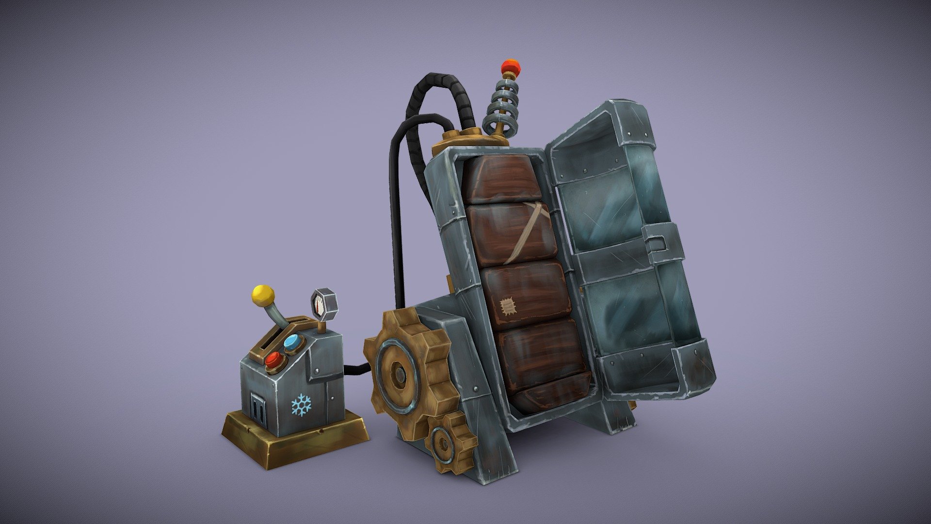 Stylized Gnomish Cryopod - 3D model by Jozef Models (@ericburer ...