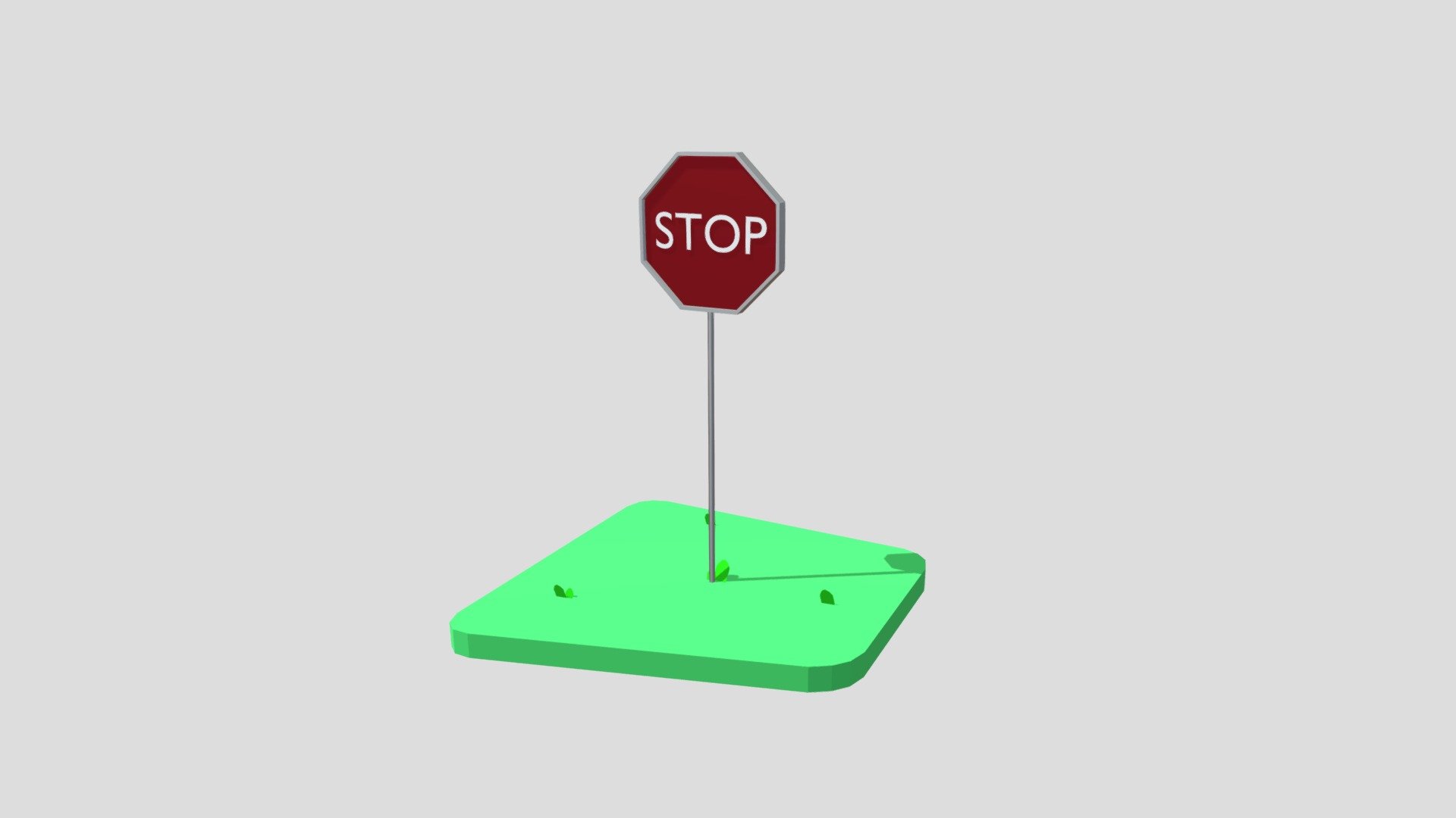 Stop Sign - Download Free 3D model by Dully (@Dullys) [aaf9bd2] - Sketchfab