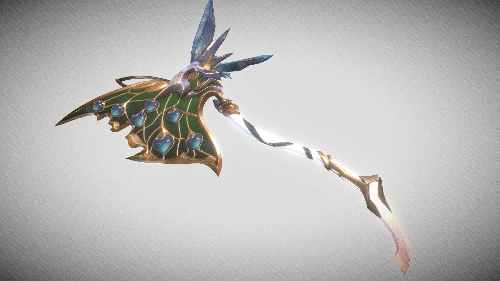 One Handed Axe_32 - 3D model by Frostone [aafa5e5] - Sketchfab