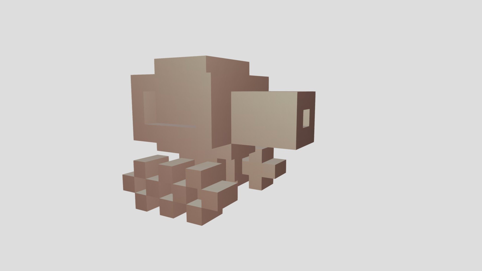 Voxel Tiny Tank - Download Free 3D model by Trockk (@Timrockk) [aafaadd ...