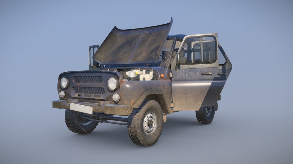 UAZ - A 3D model collection by Leg_end - Sketchfab