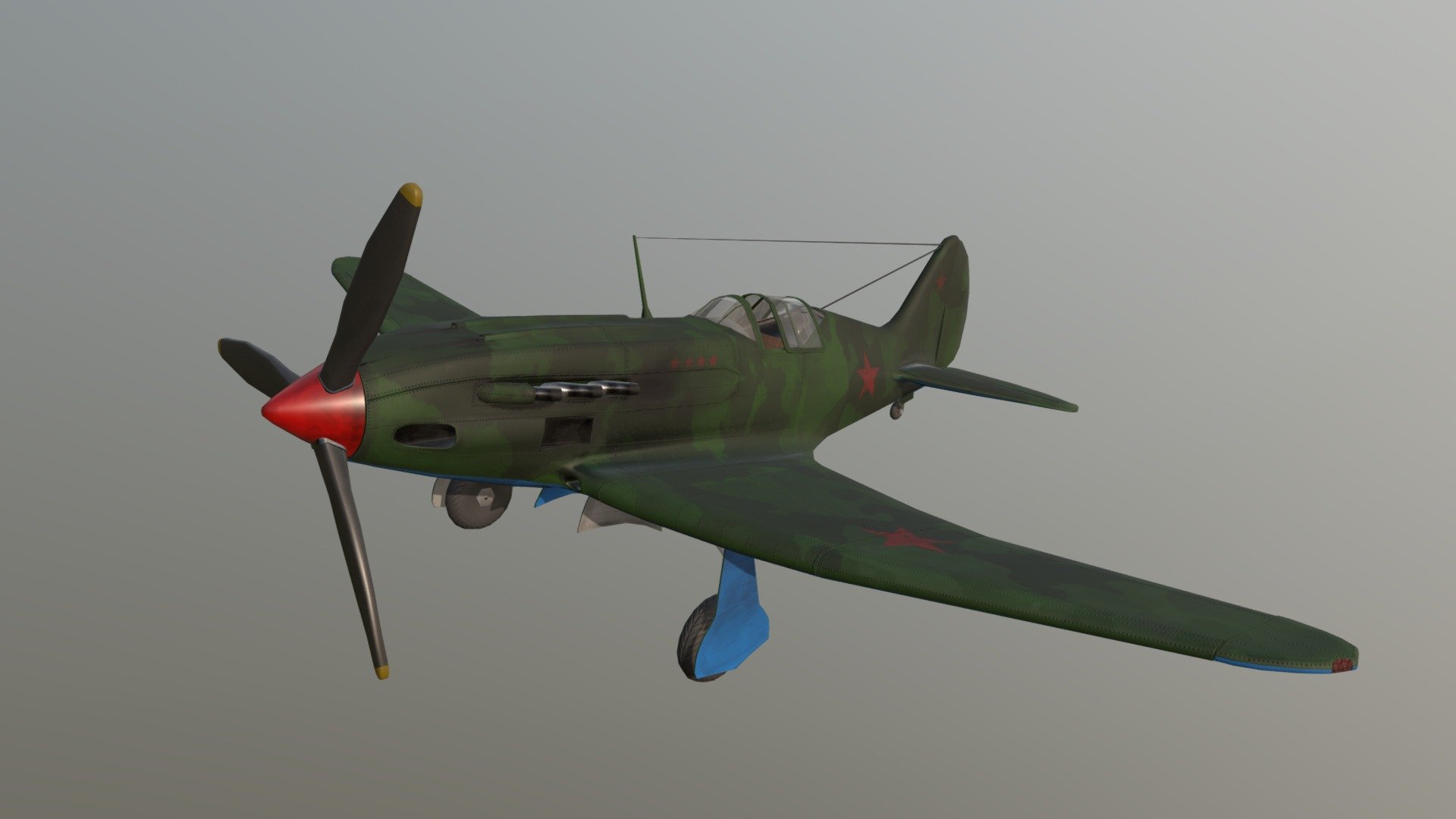 Mig-3 - 3D model by windupbird [aafc8af] - Sketchfab