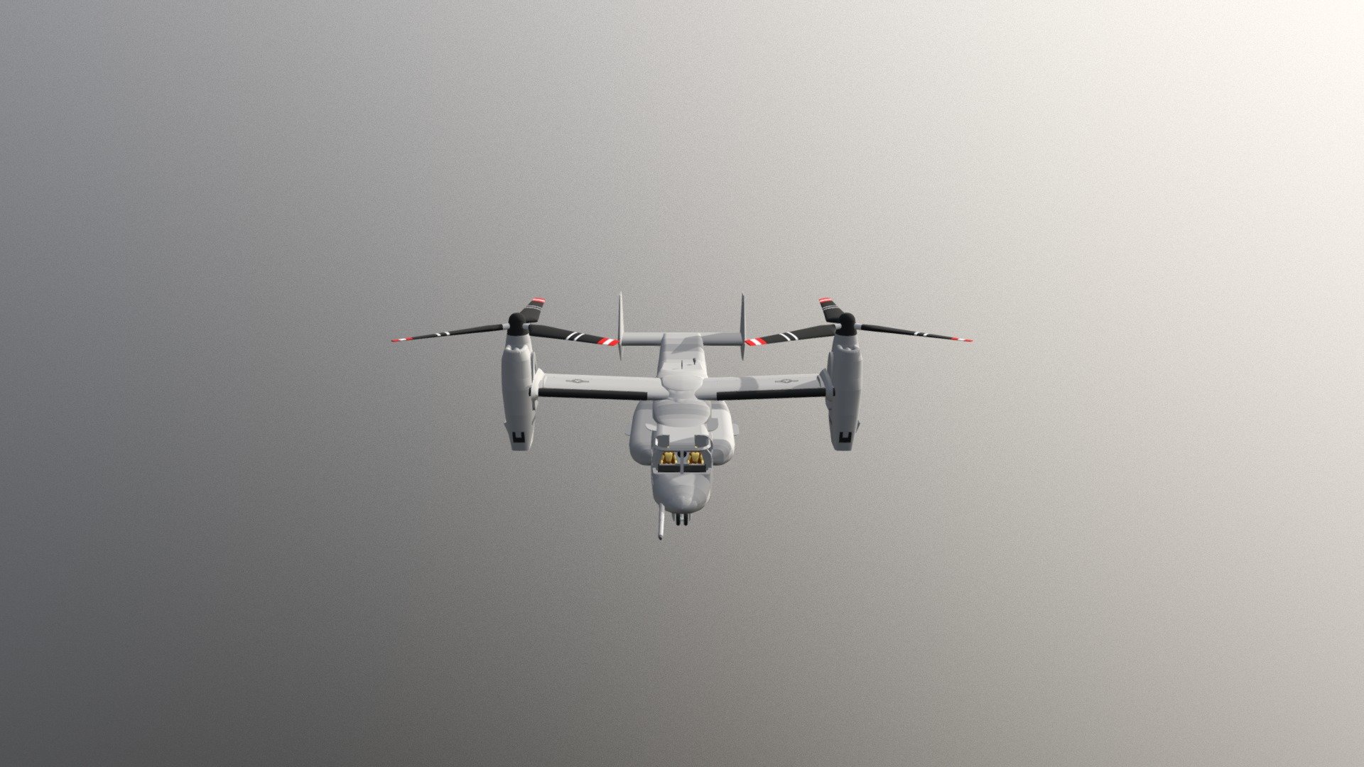 Bell Boeing V-22 Osprey - 3D model by Danial ADH (@danialadh) [aafd644 ...