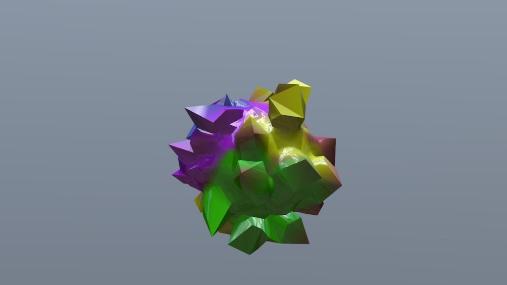 Multi Color Crystal - 3D model by SketchingTheFuture (@fabsketcher ...
