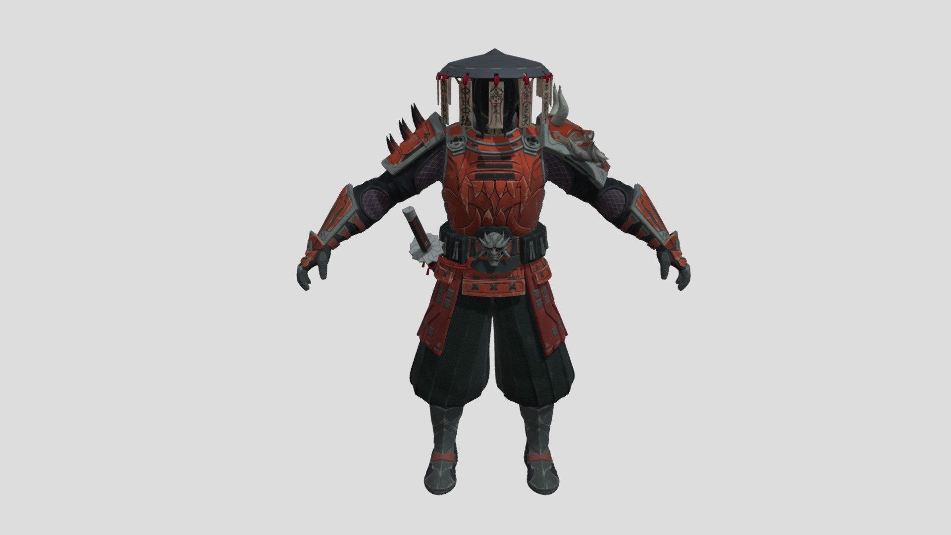 Shogun X - Fortnite Skin - Download Free 3D model by GatoBugadoBR ...