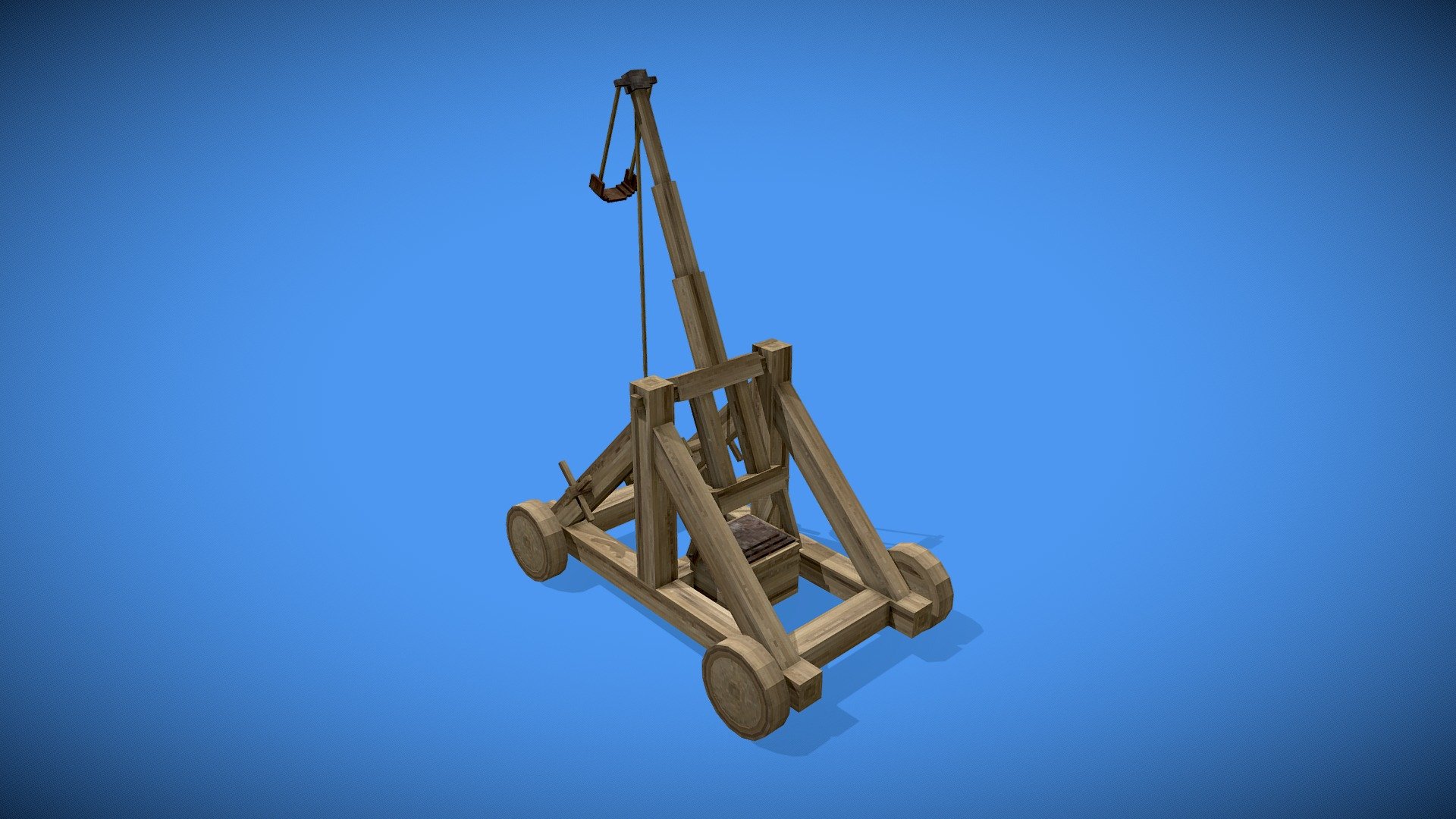 Medieval Trebuchet - 3D model by V-Artistry (@Vahlgoul) [ab01e40 ...