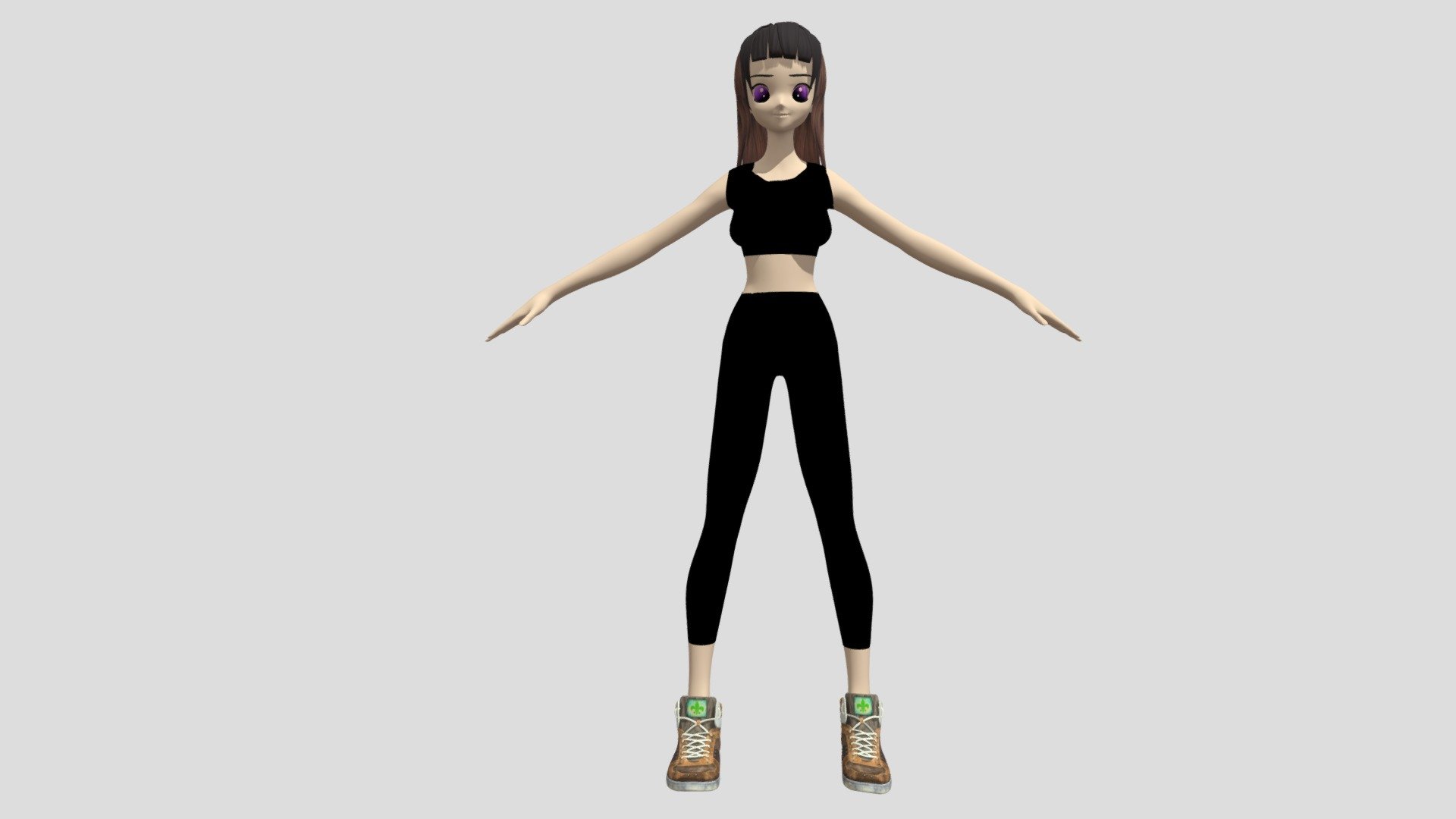 Anime Character - Download Free 3D model by Prism-Ultra ...