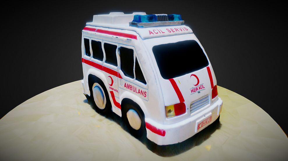Toy Car Ambulance (photogrammetry) - Download Free 3D model by CG ...