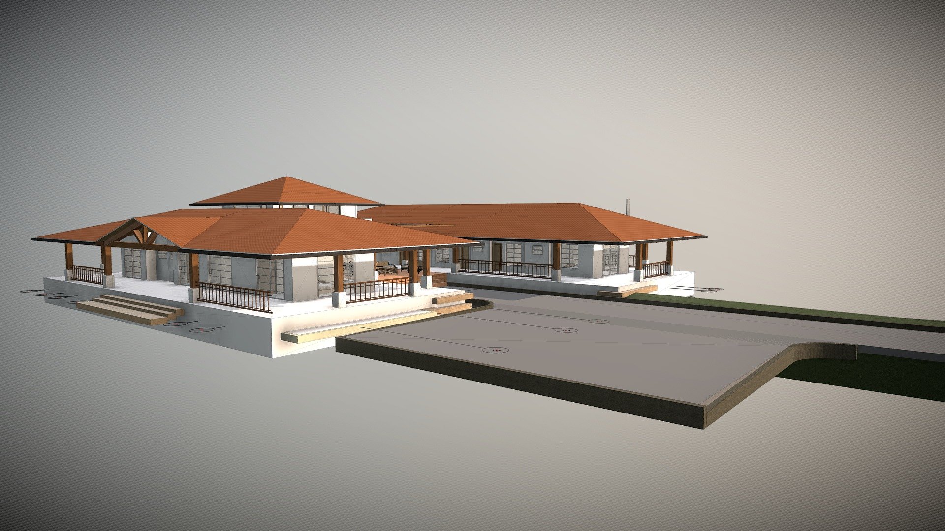 Casa Archicad obj - Download Free 3D model by Santanillarq [ab06679 ...