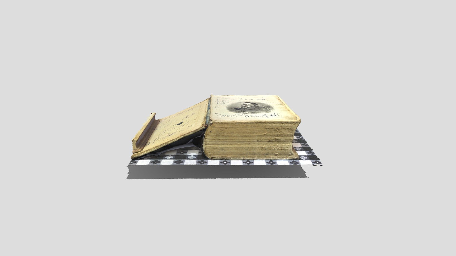 Old Butler Book - 3D model by Chris Farr (@Farrva) [ab0855b] - Sketchfab