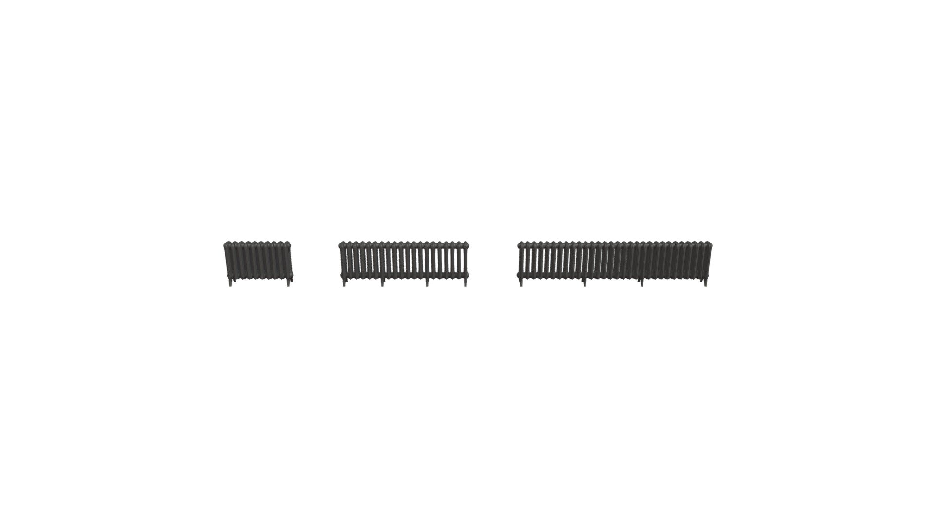 Castrads Cast Iron Radiator Emmeline II 470 - 3D model by bimstore ...