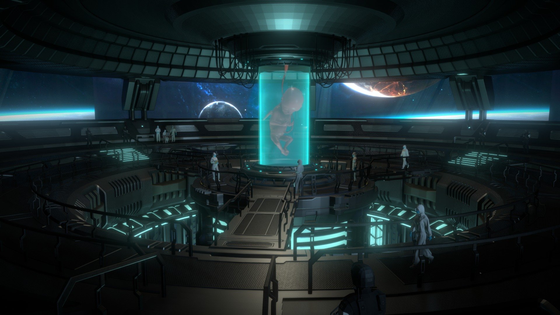 Creating Angel Space Station - Buy Royalty Free 3D model by xinige ...