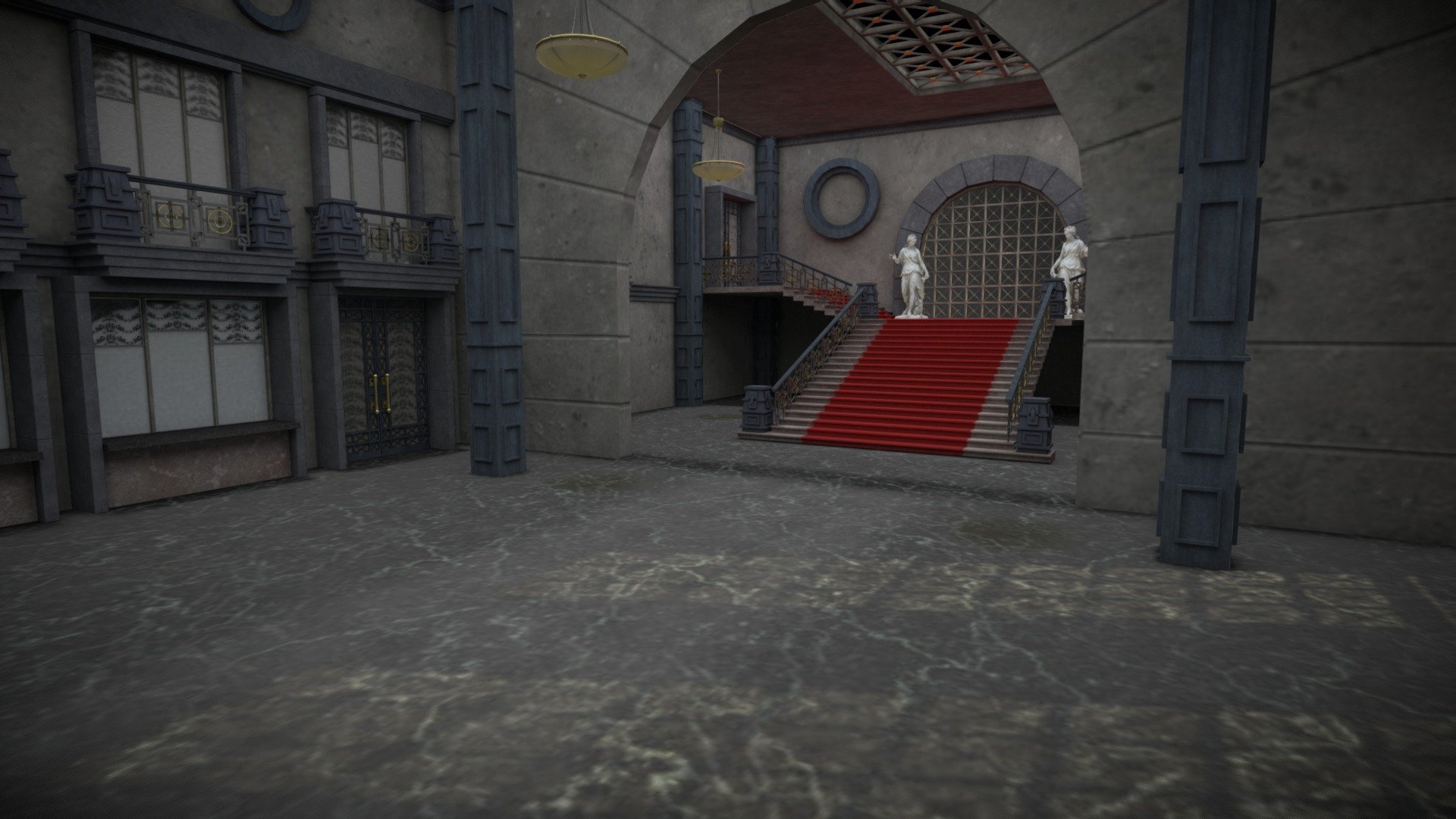 Escape Room Foyer - 3D model by OlaGhazali [ab0c90e] - Sketchfab