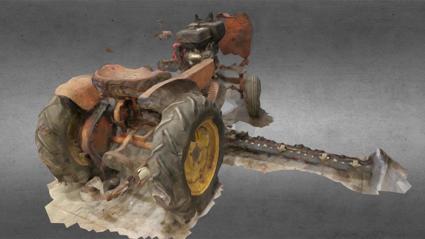 Experimental tractor practice (low quality) - 3D model by VRROM ...