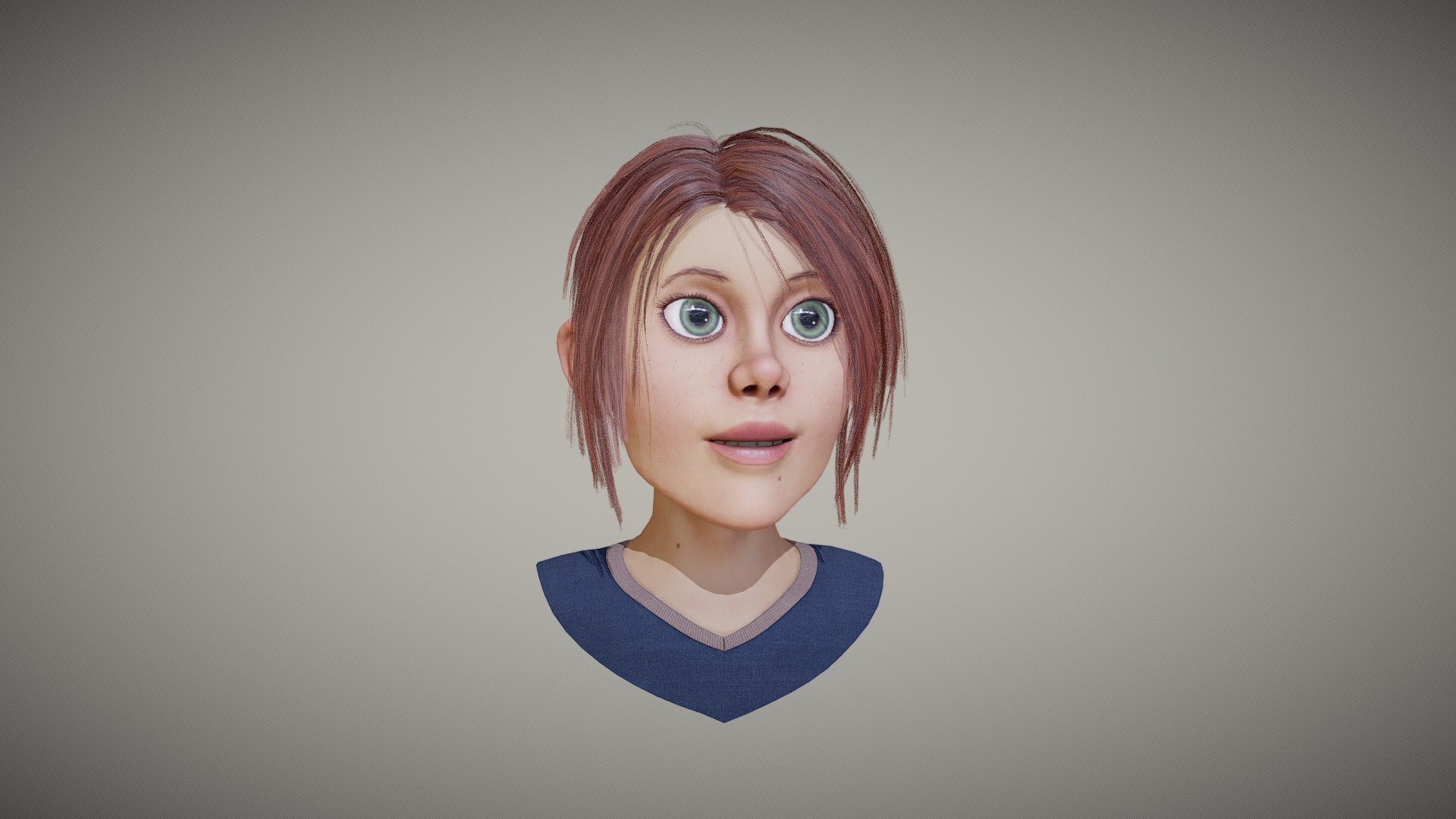 Stylized Female Bust - Download Free 3D model by Arnold Konrad ...