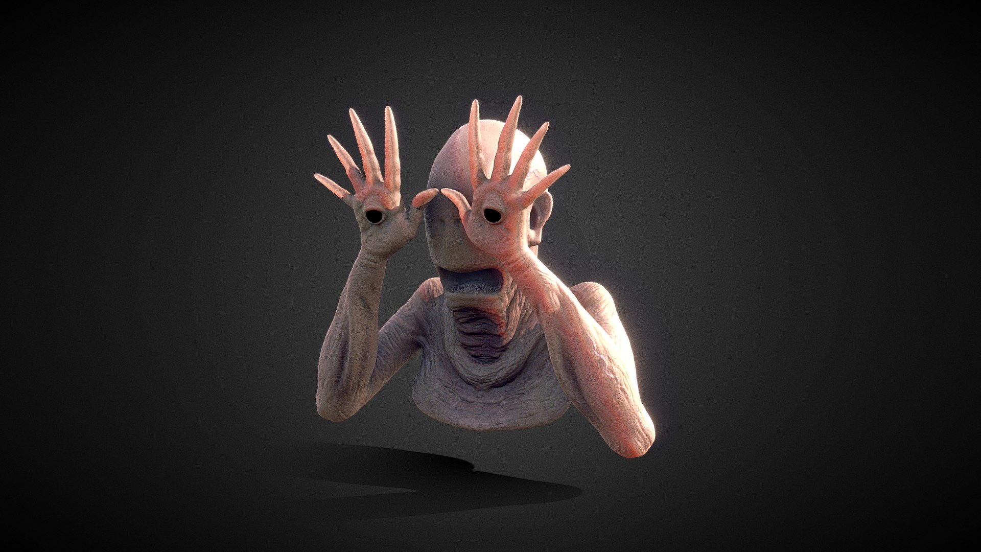 WIP Pale Man - 3D model by Reidicus [ab0d349] - Sketchfab