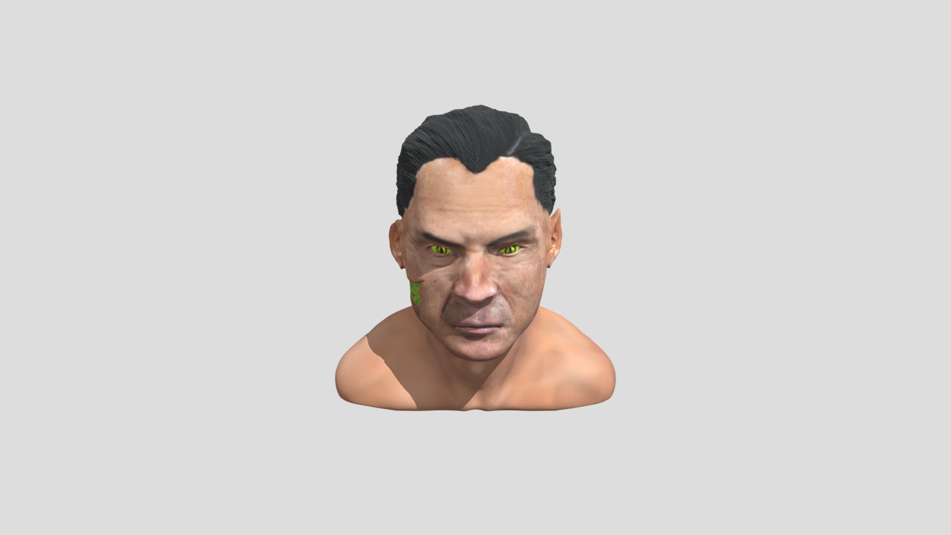 Villain - Final 3D with texture - 3D model by Jonas (@minialgaj ...
