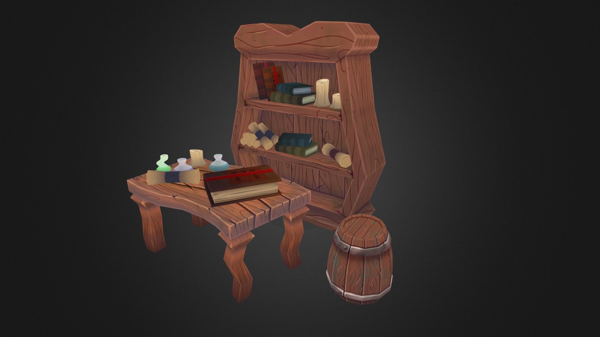 Fantasy Props - 3D model by VLFive [ab0e8c6] - Sketchfab