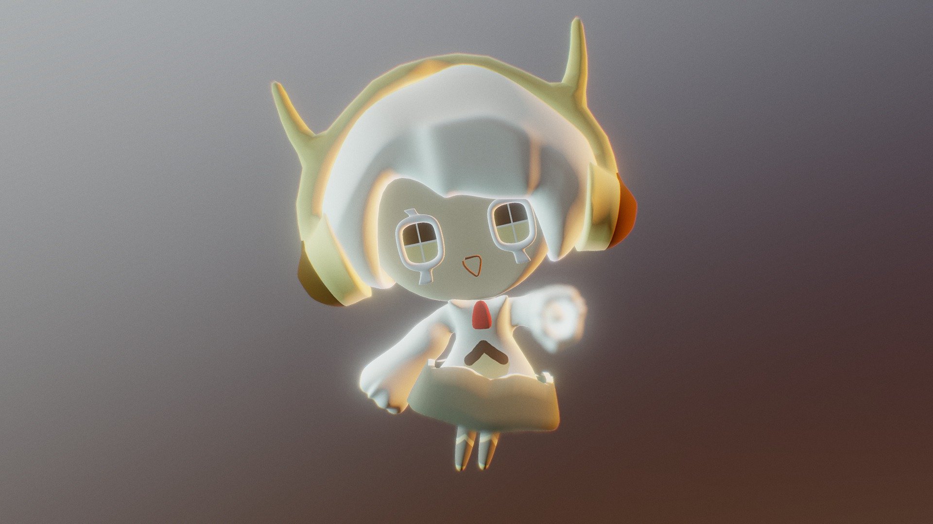 Pudding A La Mode Cookie |Cookie Run| - 3D model by Kuraport [ab0fca8 ...