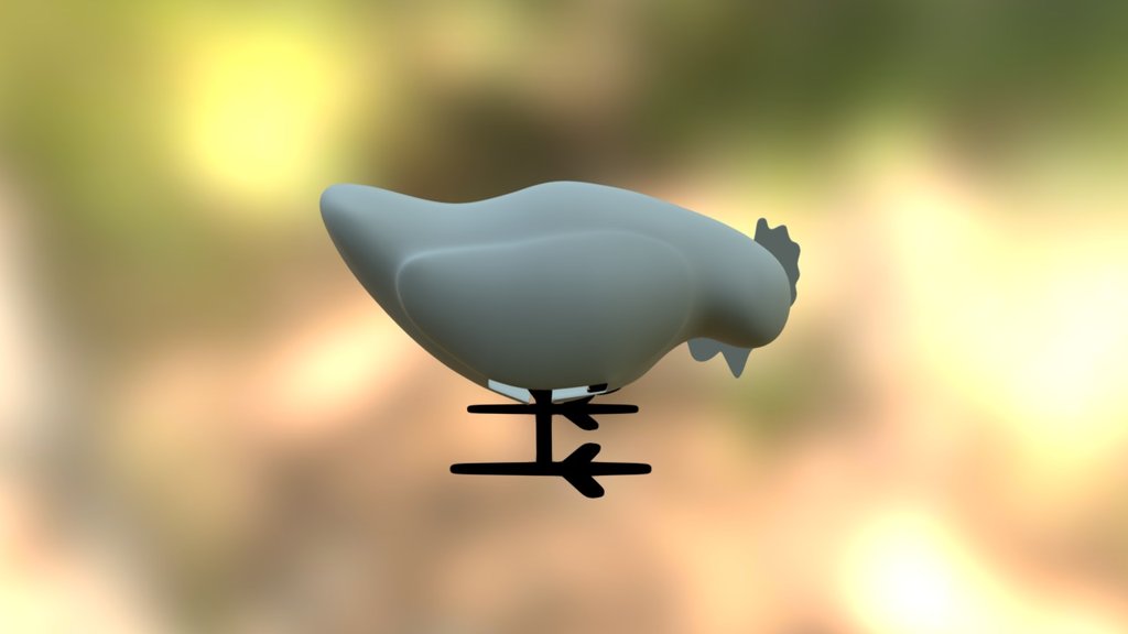 Hen - 3D model by mahdiyar [ab10d3c] - Sketchfab