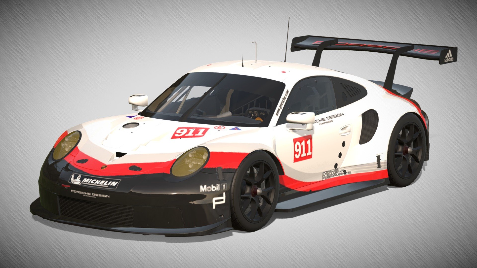 2017 Porsche 911 RSR - Download Free 3D model by OUTPISTON [ab1182b ...