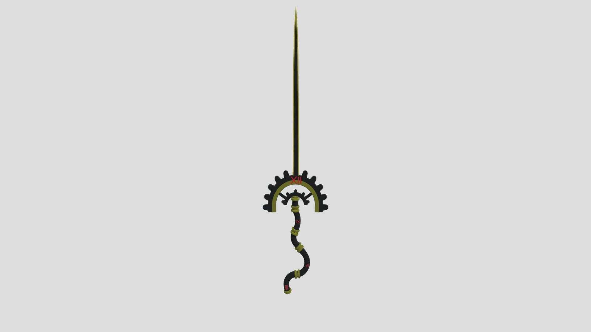 Low Poly Steampunk Dagger - 3D model by arashibo [ab17773] - Sketchfab