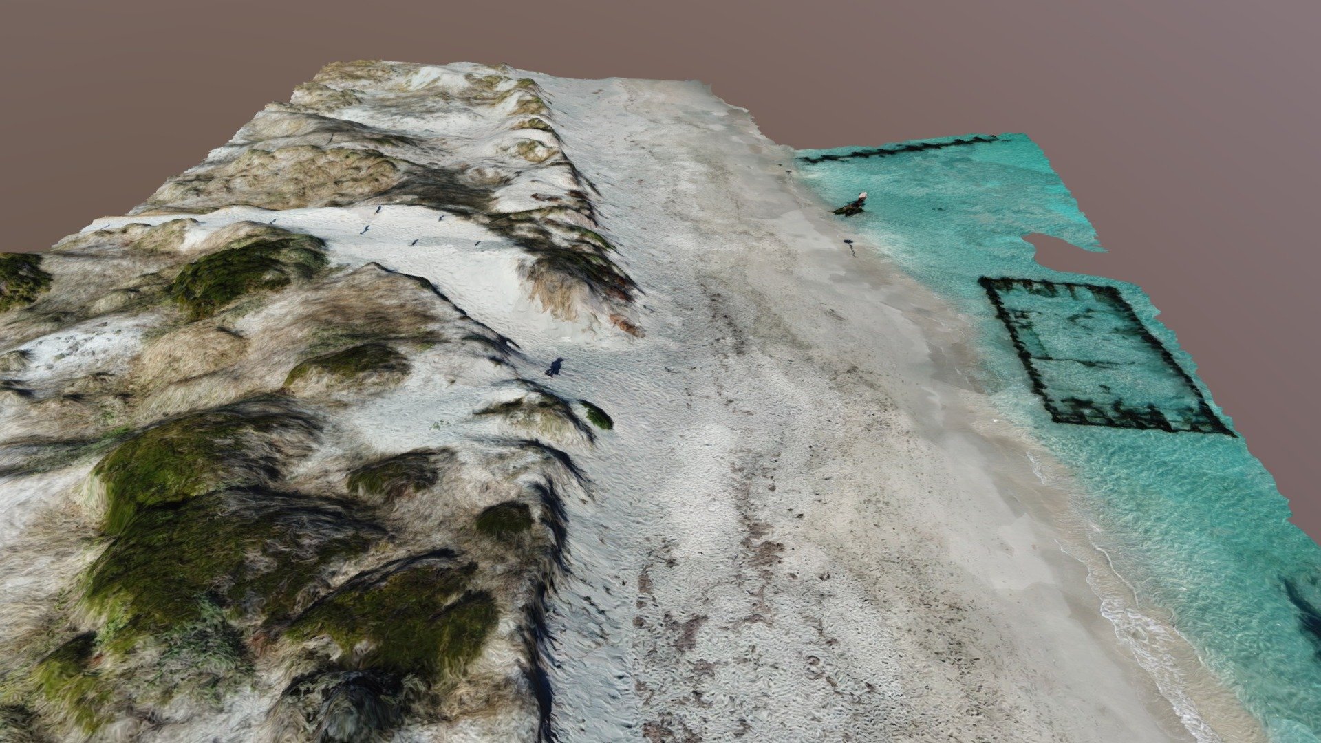 Robbs Jetty Dune System - 3D model by Ben Fitzpatrick (@Benzaifitz ...